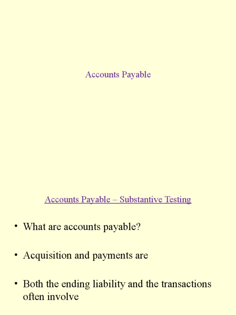 Accounts Payable | PDF | Accounts Payable | Debits And Credits