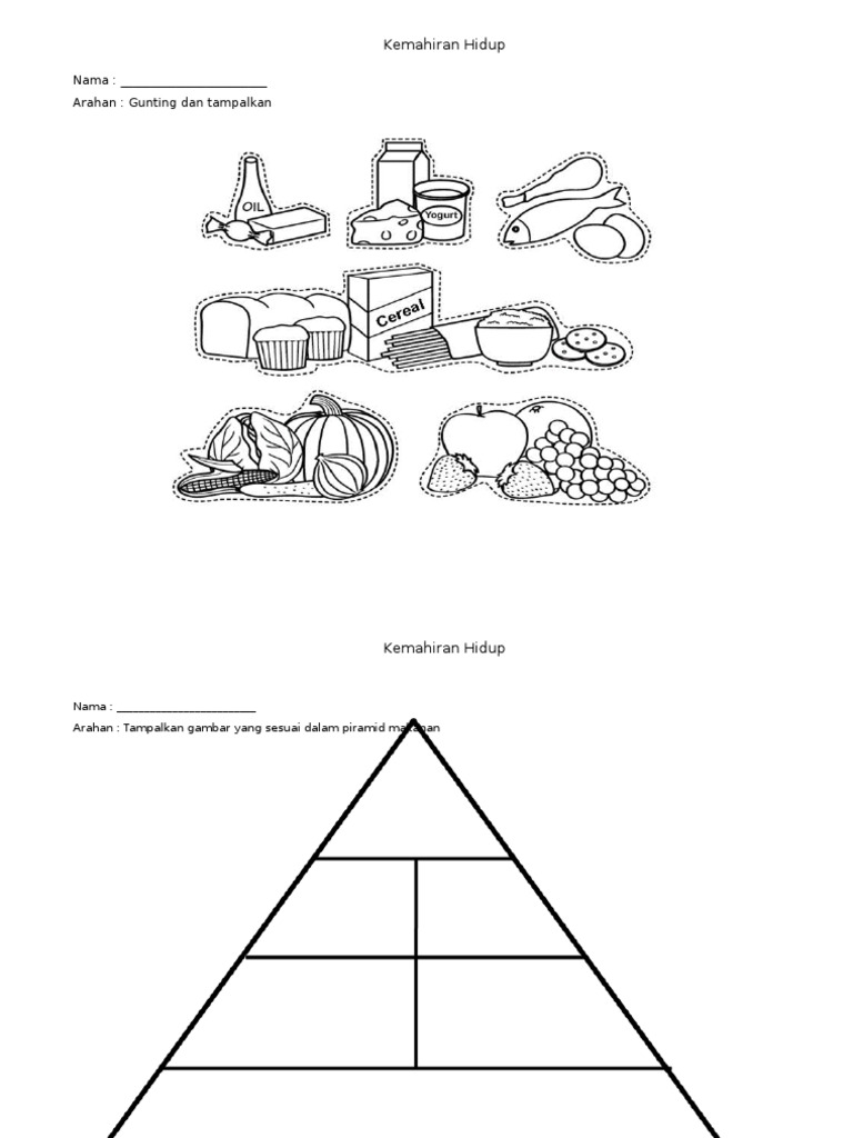 Latihan-Kh Piramid Makanan | PDF