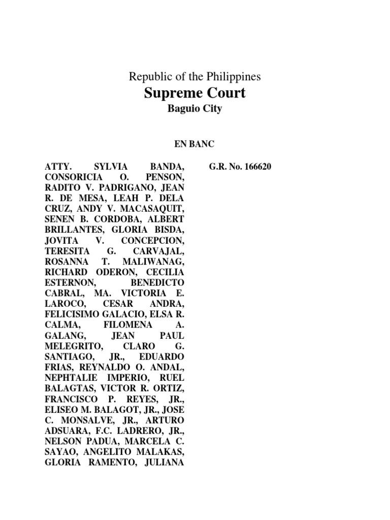 Supreme Court: Republic of The Philippines | PDF | President Of The ...