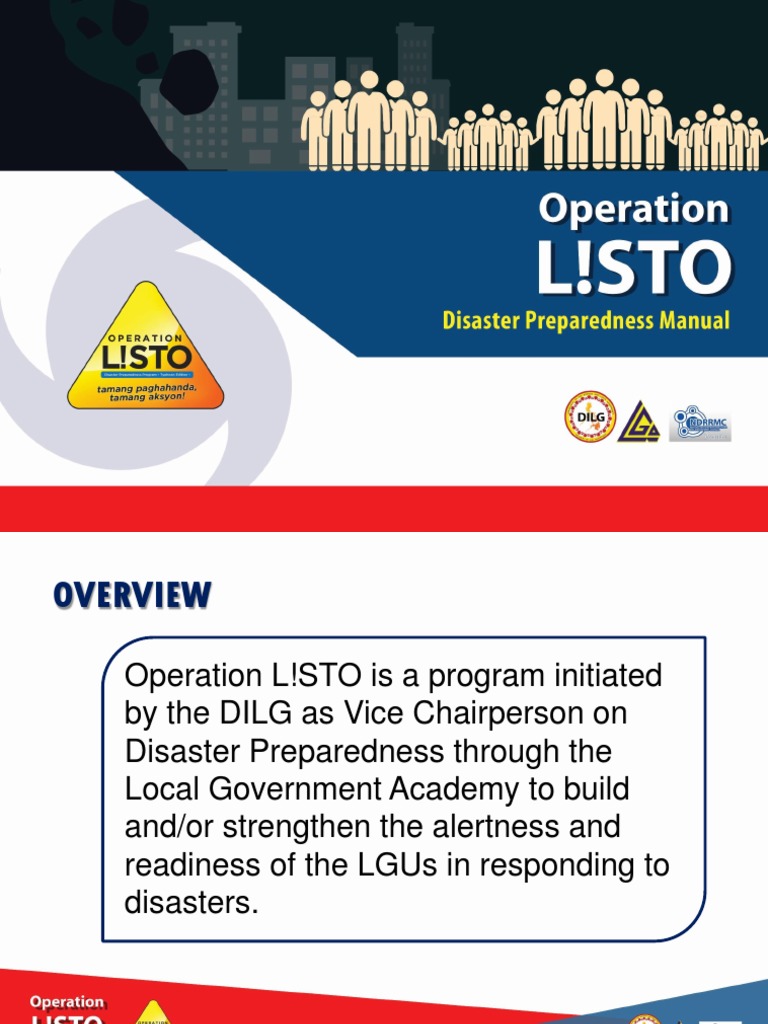 Operation L!STO 2018 Rollout Presentation | PDF | Disaster And Accident ...