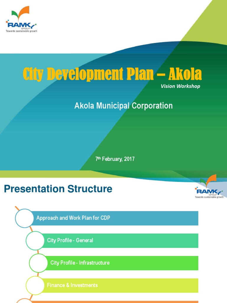 Akola CDP Draft 2 6217 | PDF | Infrastructure | Economic Development