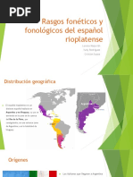 Características del Castellano Rioplatense | PDF | Lengua española ...