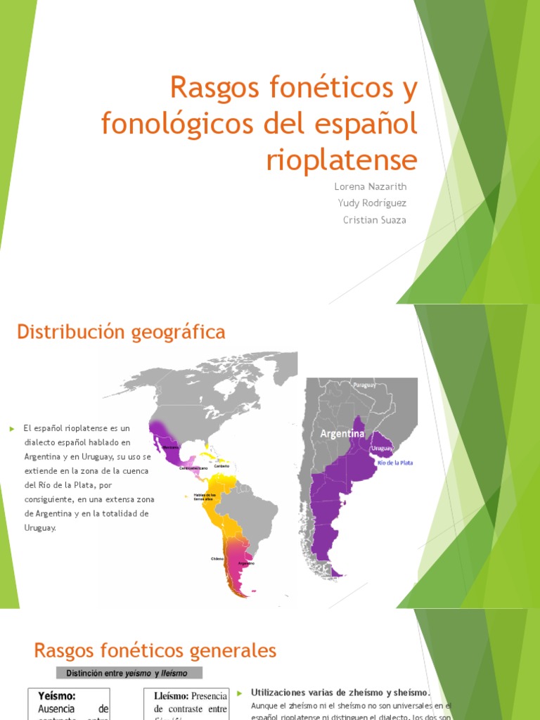 Rasgos Fonéticos y Fonológicos Español Rioplatense. | PDF | Lengua ...