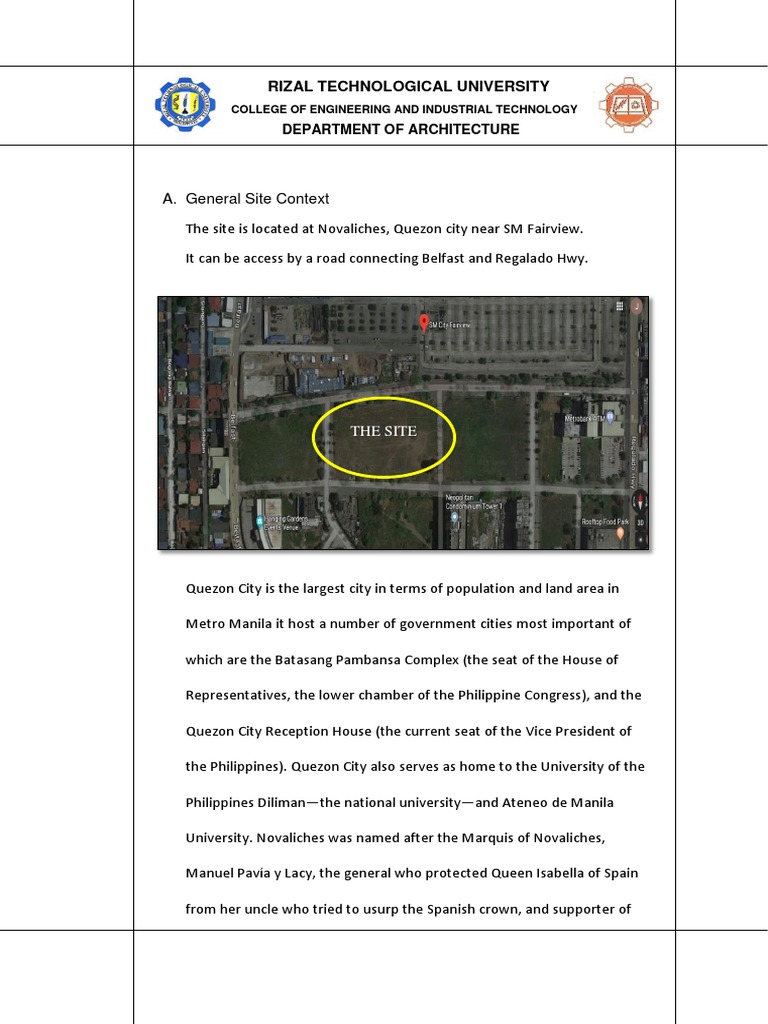 Rizal Technological University: Department of Architecture | PDF ...