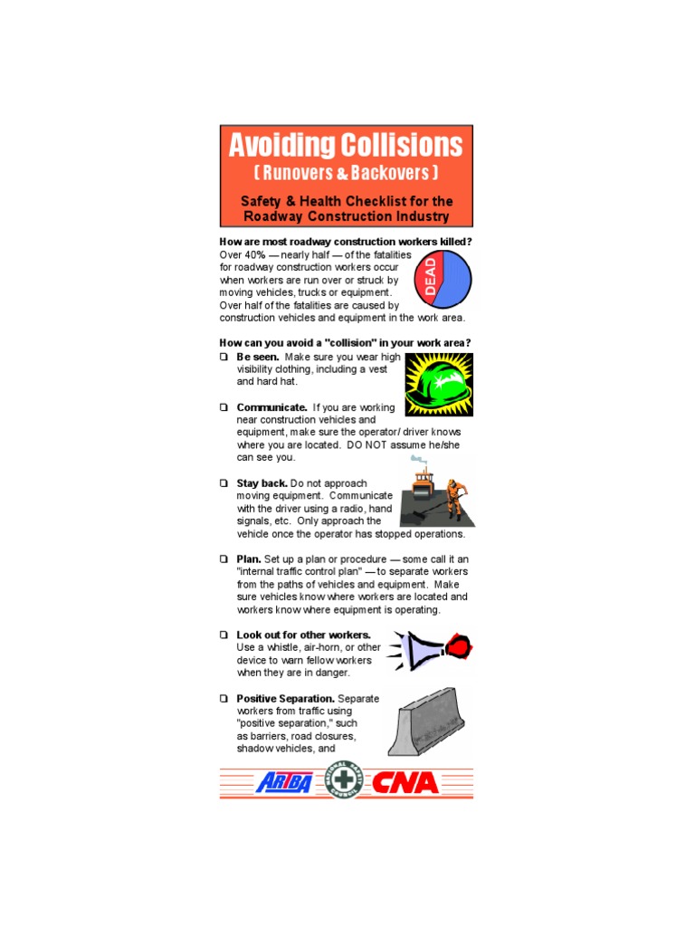 Safety Precautions for Avoiding Collisions in Roadway Construction Work ...