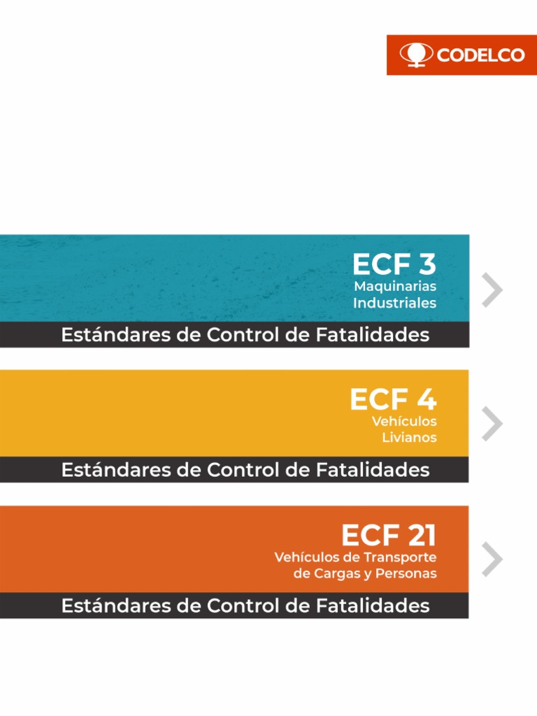 estandares_control_de_fatalidades__ecf__codelco.pdf | Seguridad y salud ocupacional | Ingeniería ...