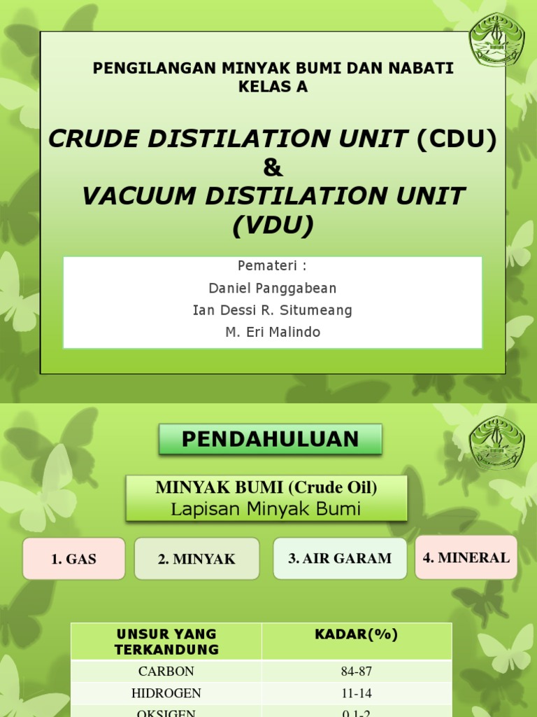 Cdu & Vdu | PDF | Teknologi & Rekayasa