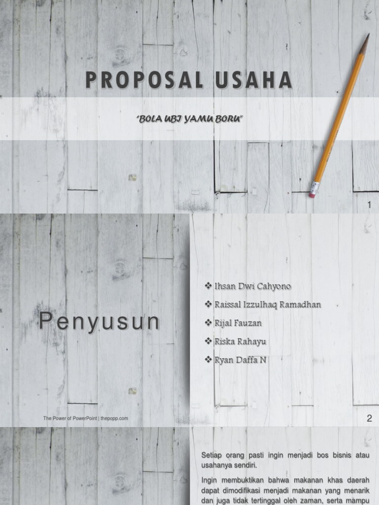Power Point Proposal Usaha | PDF