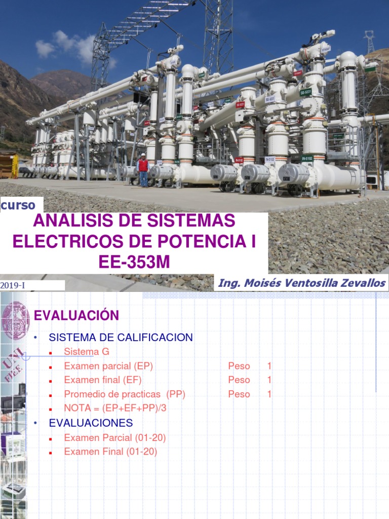 Analisis de Sistemas Electricos de Potencia I EE-353M: Curso | PDF | Energía renovable ...