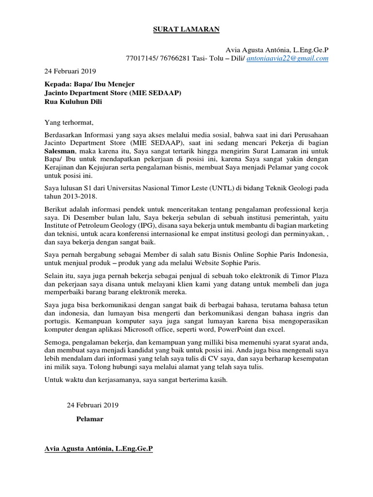 Avia Karta Aplikasaun | PDF