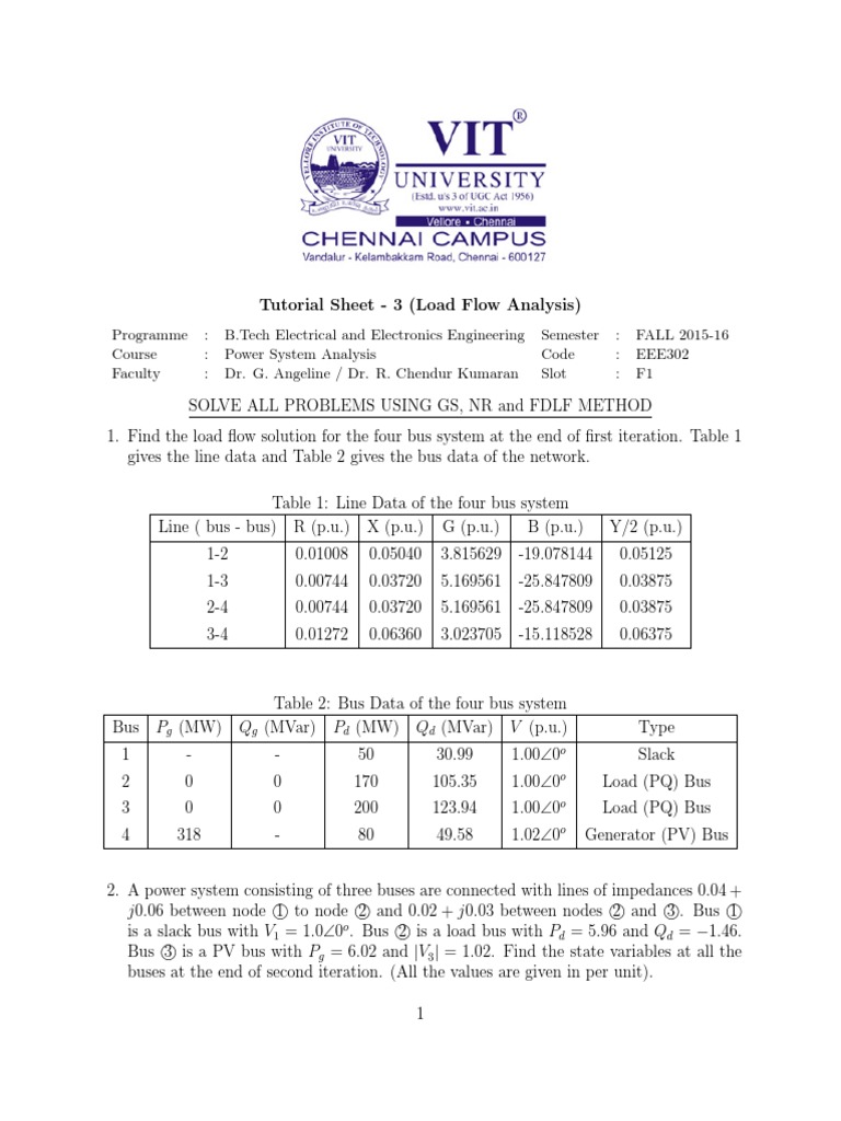 Load Flow | PDF | Electrical Engineering | Mathematical Analysis