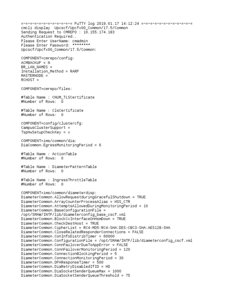 Upe CFX Config Common | PDF | Computer Networking | Communications ...