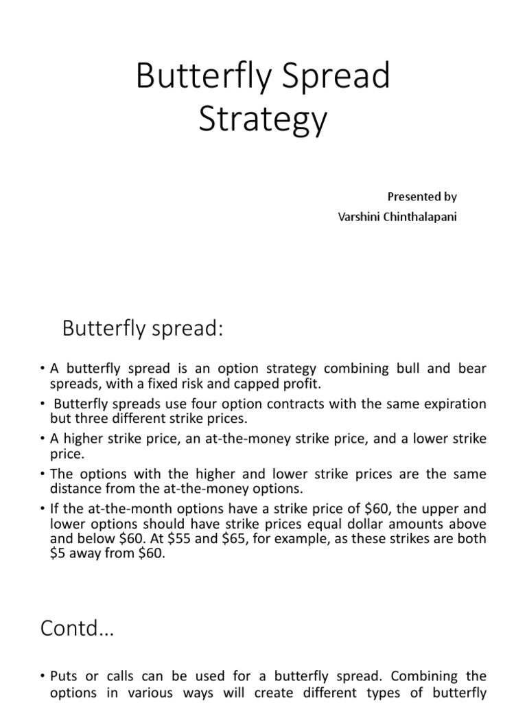 Butterfly Spread Strategy | PDF | Put Option | Moneyness