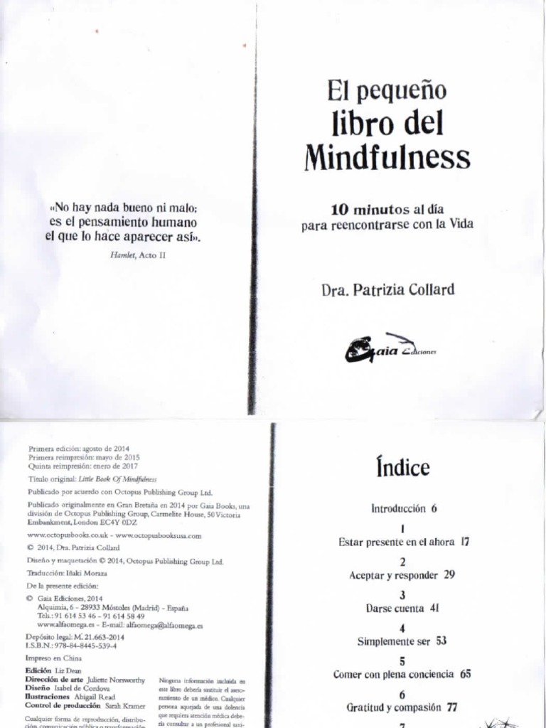 El Pequeño Libro de Mindfulness | PDF