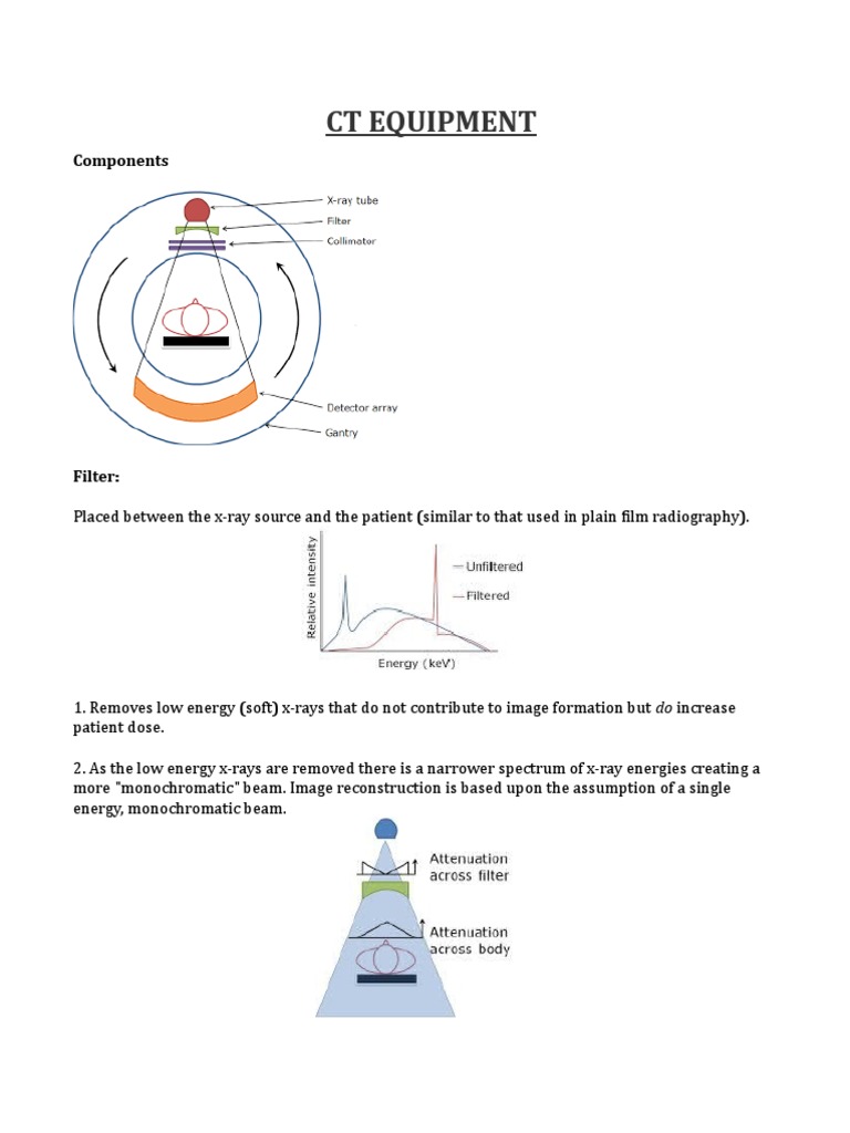 CT Equipment | PDF | X Ray | Ct Scan