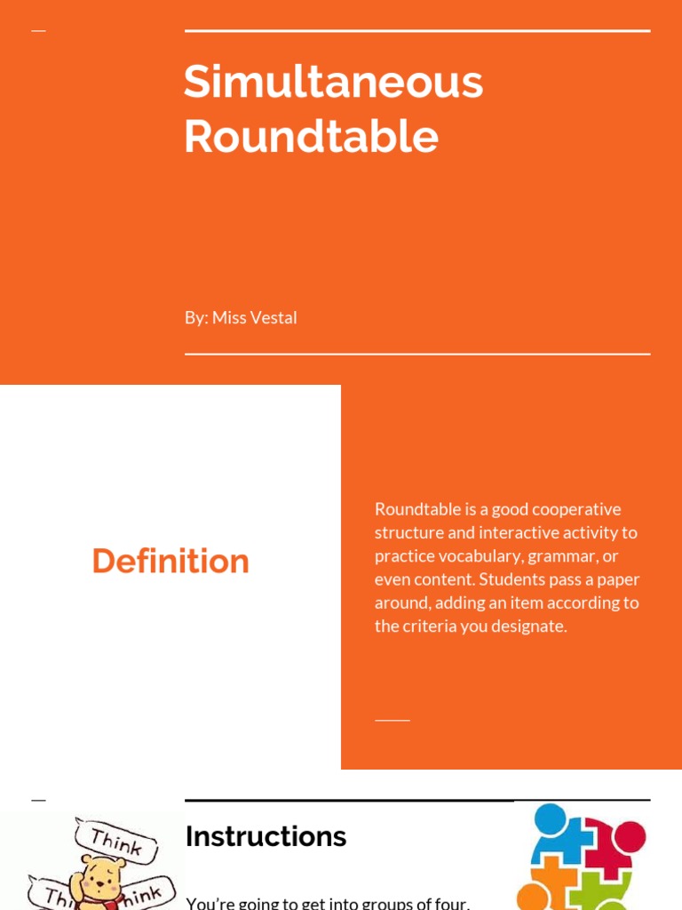 Simultaneous Roundtable - Mikayla Vestal | PDF | Language Arts & Discipline