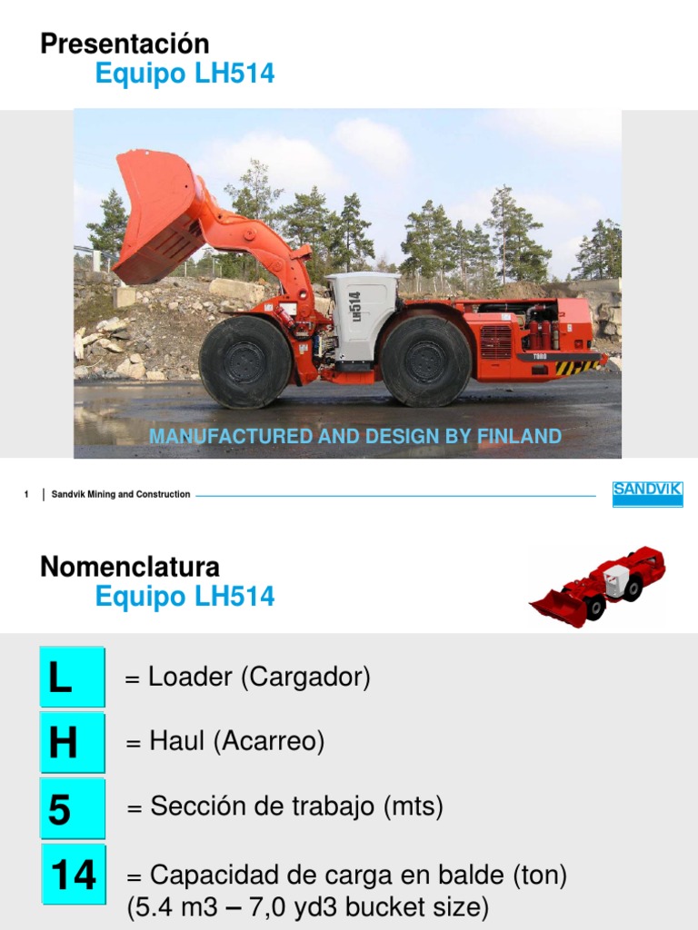 Presentacion LH514 | PDF | Sistema de control | Bomba