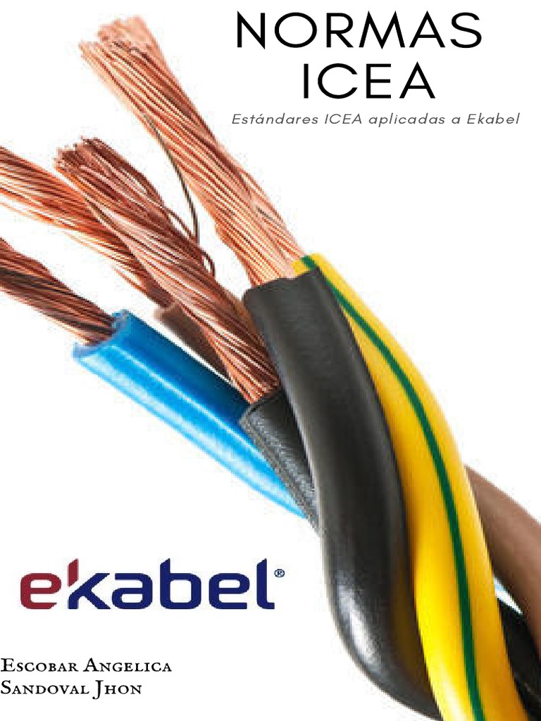 Informe Estándares ICEA | PDF | Corriente eléctrica | Aluminio