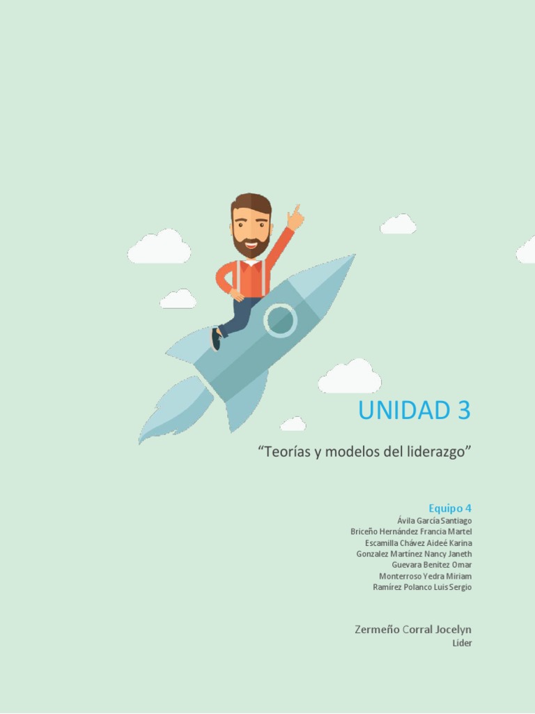 UNIDAD 3 Teorias y Modelos Del Liderazgo | PDF | Liderazgo | Toma de ...