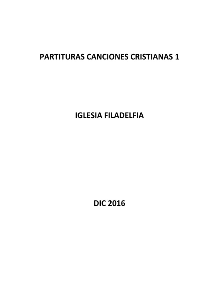 Partituras Cristianas 1 PDF | PDF