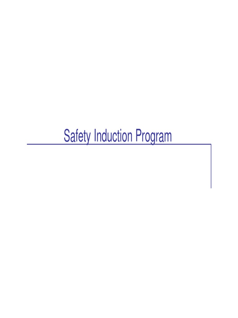 Induction Training PDF | PDF | Personal Protective Equipment | Safety