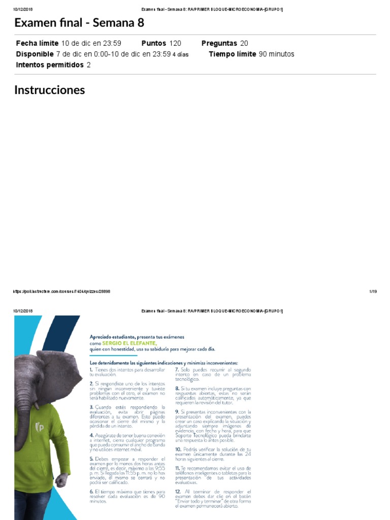 Examen Final MICRO | PDF | Utilidad | Precios