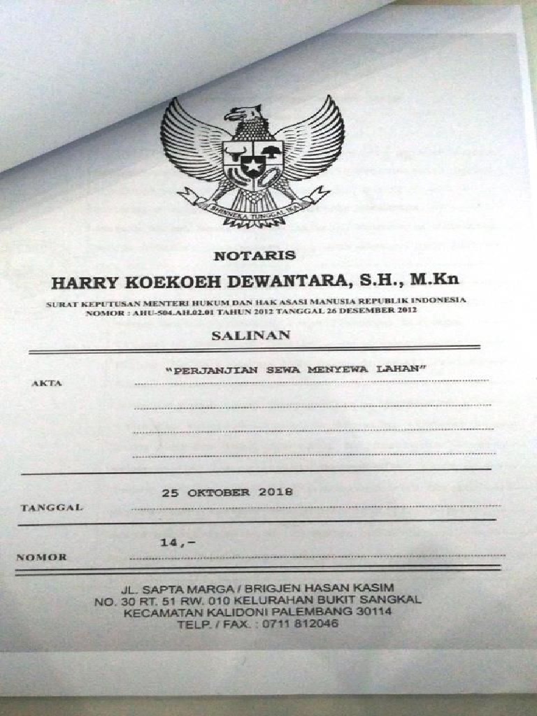 Pks Notaris Simple | PDF