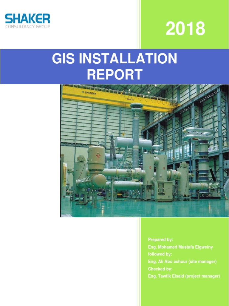 GIS Installation Report | PDF | Transformer | Switch