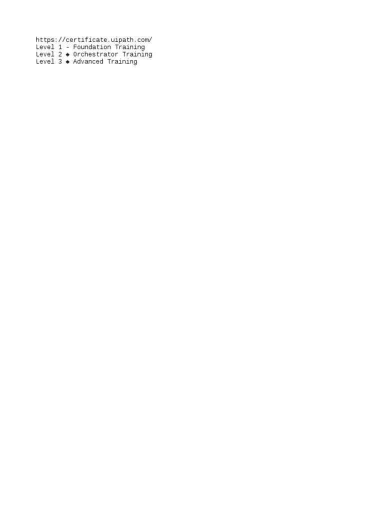 Ui Path Developer Test | PDF