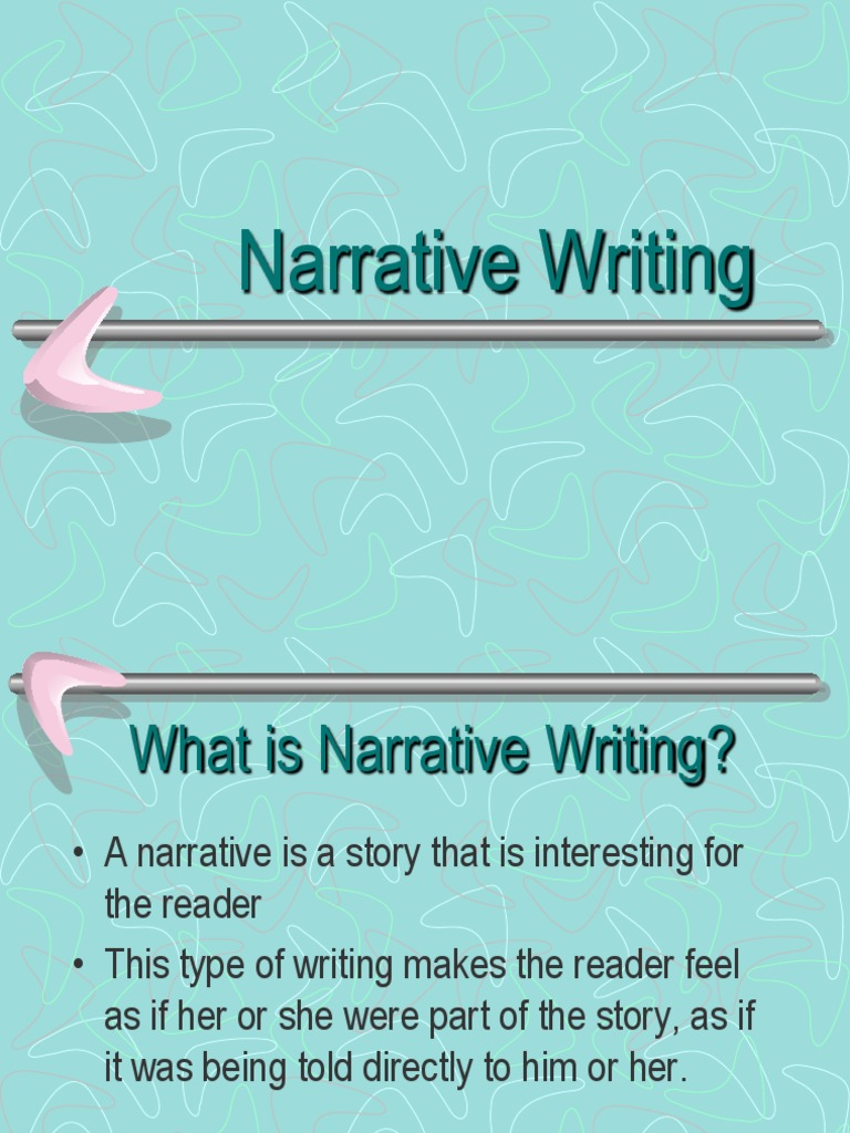 Narrative Writing | PDF | Plot (Narrative) | Narration