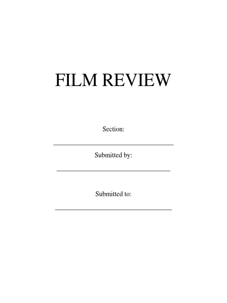 Film Review: Analysis and Impressions | PDF