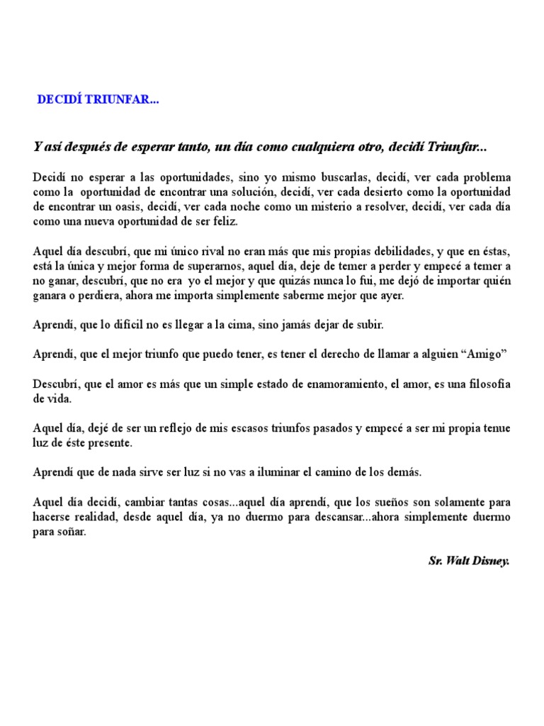 11-Decidí Triunfar. | PDF | Religión y espiritualidad | Poesía