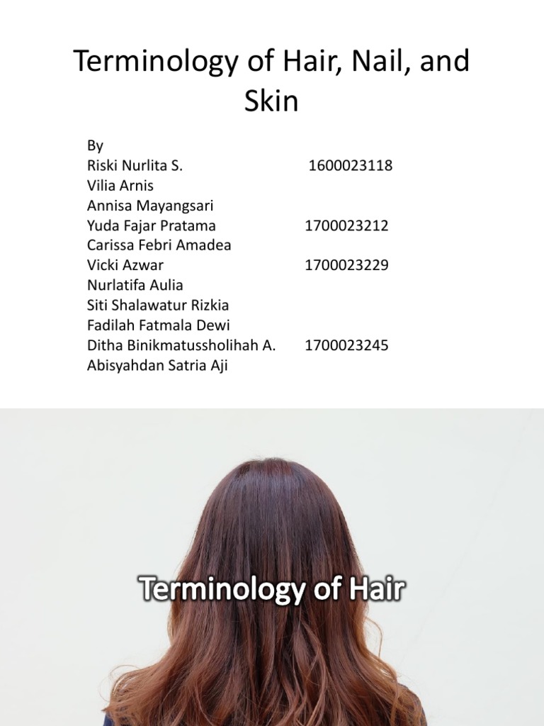 Terminologi Rambut, Kuku-1 | PDF | Clinical Medicine | Diseases And ...