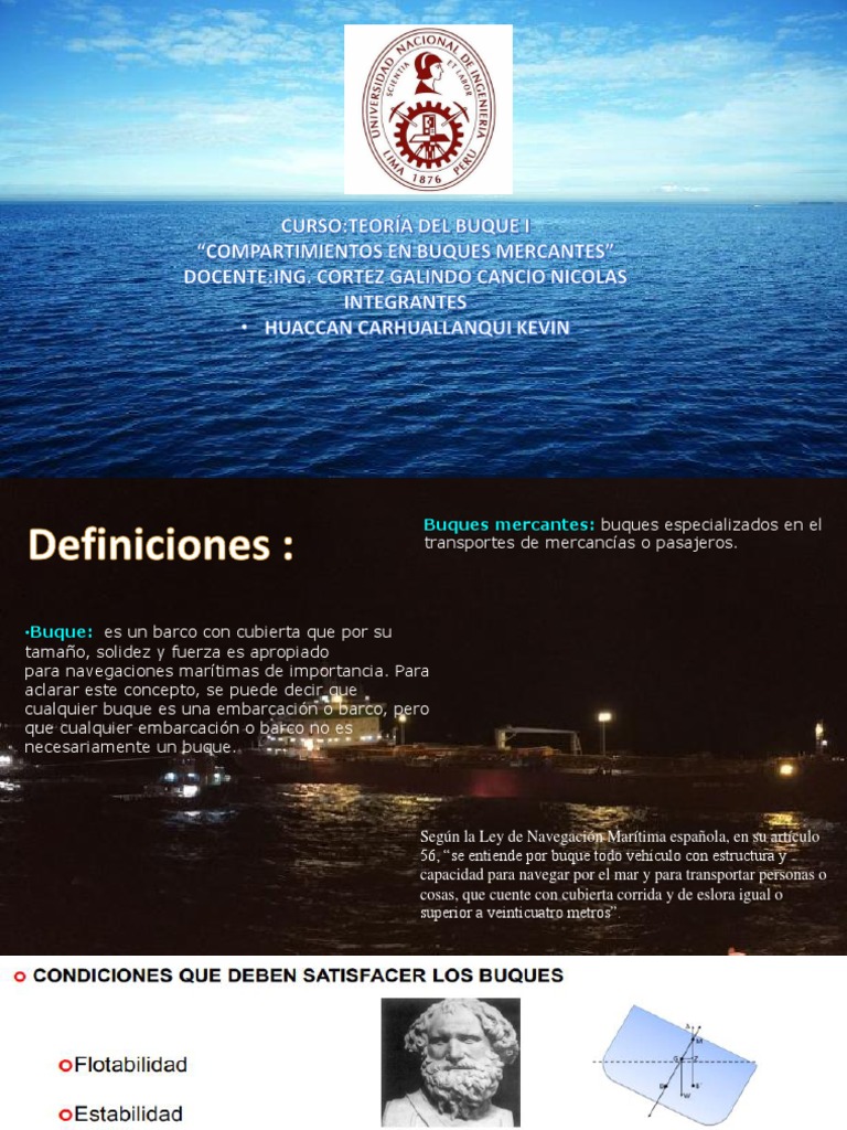 Teoria Del Buque | PDF | Buques | Barco de carga