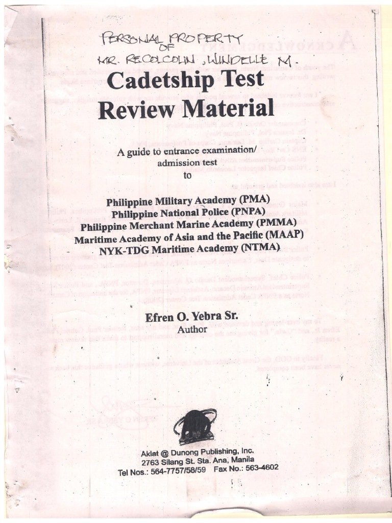 Pnpa Reviewer 1 PDF | PDF