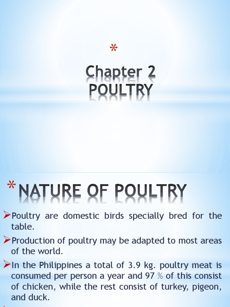 Chapter 2 | PDF | Poultry | Meat