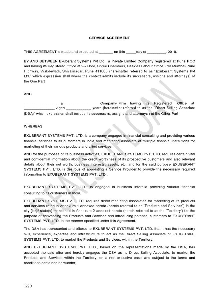 New Agreement Updated | PDF | Indemnity | Employment