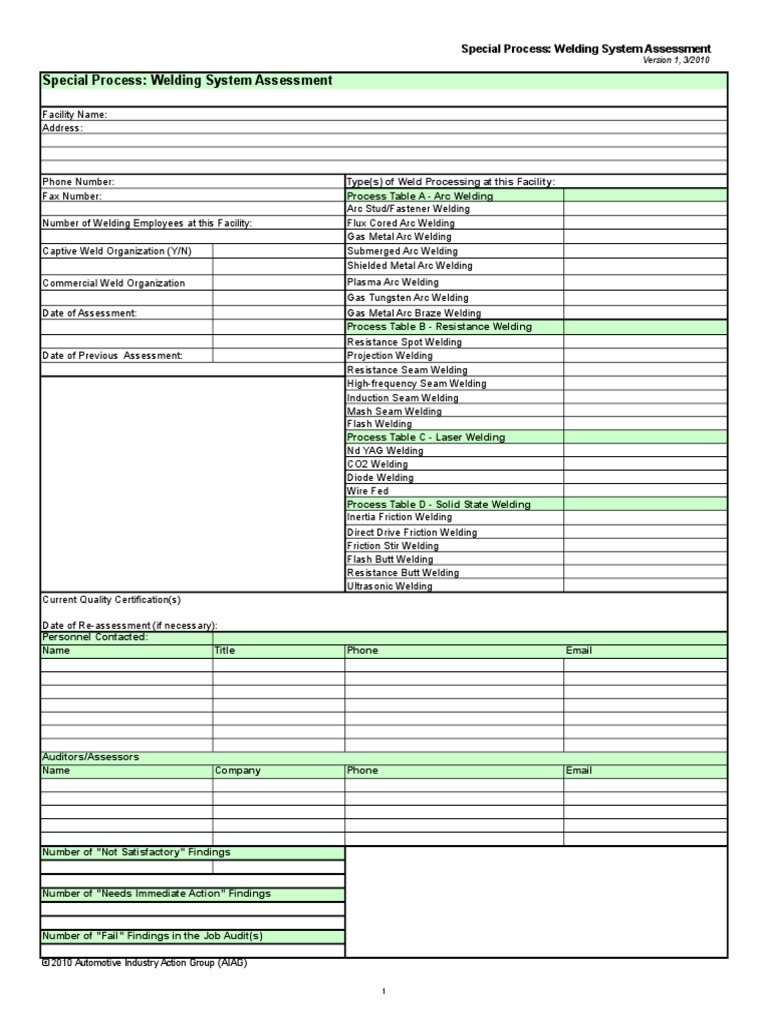 Process Tables | PDF | Welding | Construction