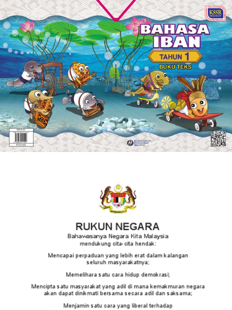 Buku Teks Digital Asas BTDA KSSR Semakan Tahun 1 Bahasa Iban PDF | PDF