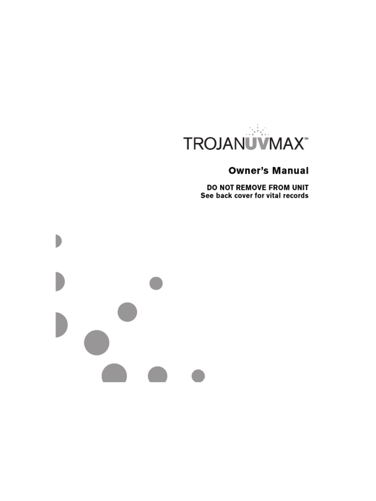 Trojan UVMAX | PDF