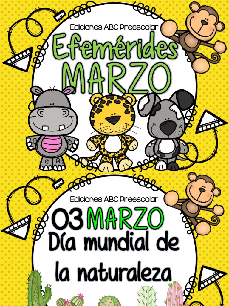 Efemérides Marzo | PDF