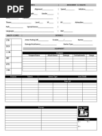 Starfinder - Character Sheet (fillable) | Leisure Activities | Video Games