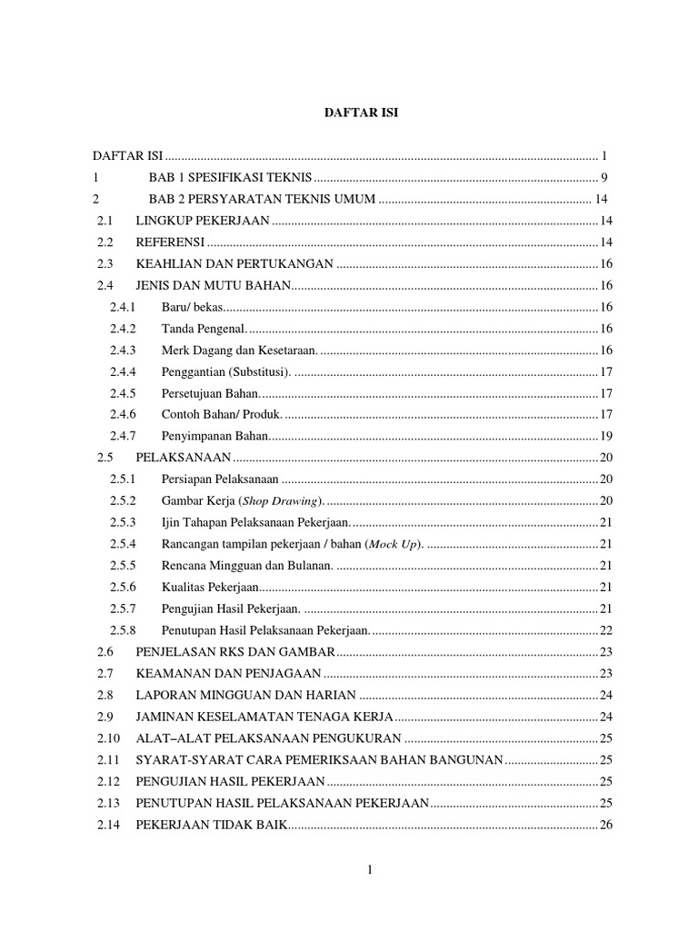 Contoh RKS | PDF | Teknologi & Rekayasa