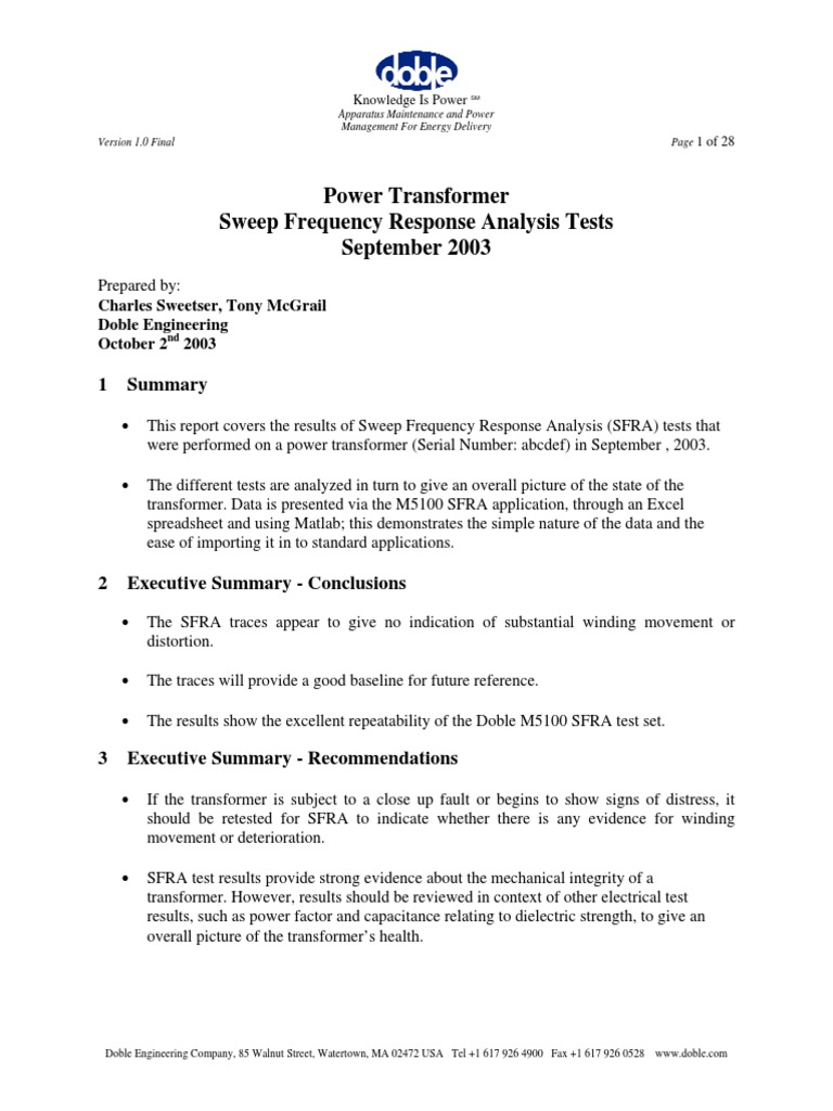 Testing of Transformers | PDF | Transformer | Electric Power