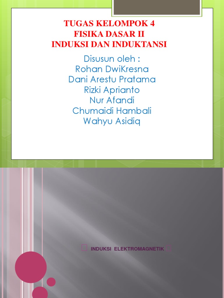 GGL Induksi Dan Induktansi | PDF