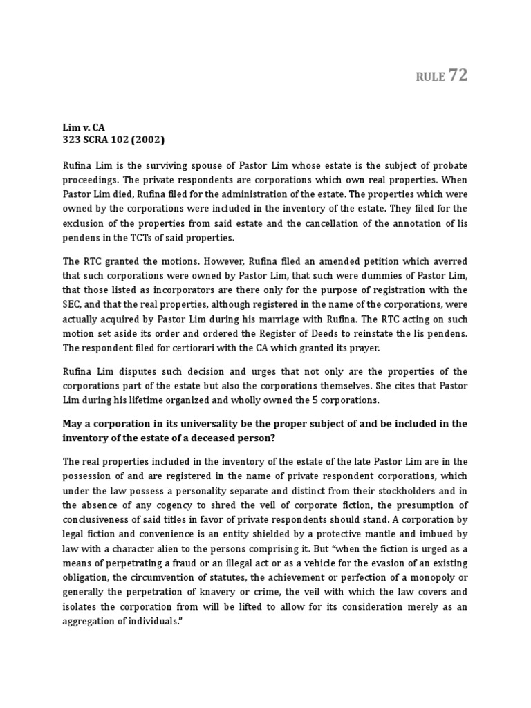 Complete Specpro Set 1 | PDF | Probate | Will And Testament