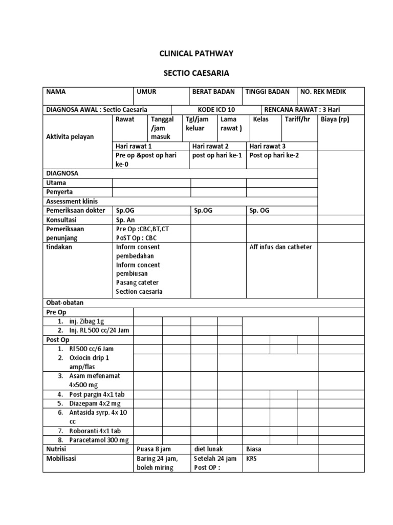 Clinicalpathway SC | PDF