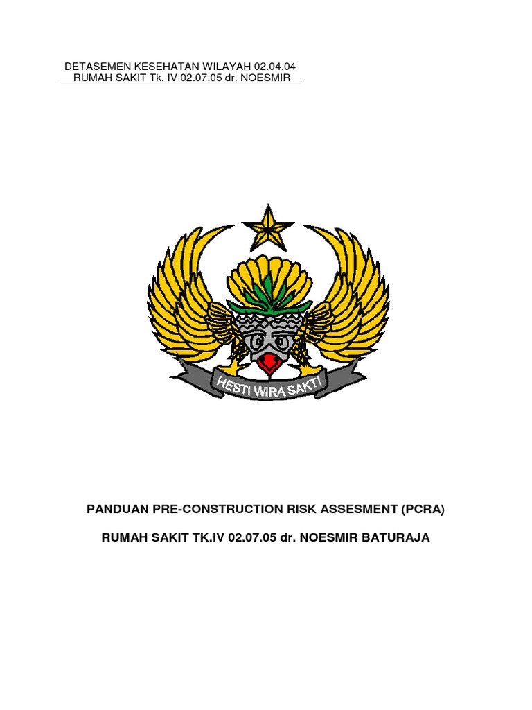 Panduan PCRA untuk Rumah Sakit | PDF | Teknologi & Rekayasa