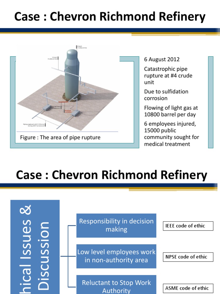 Case: Chevron Richmond Refinery | PDF