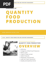 Food Production Notes | PDF | Chef | Foods